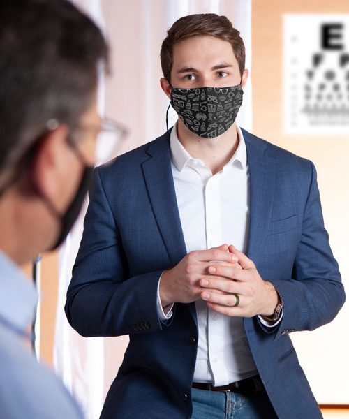 EzWare™ Mask w/ Built in Neck Strap - Store For PPE